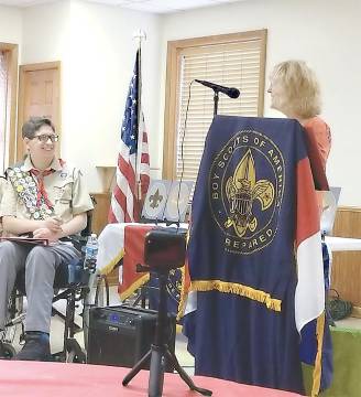 Eagle Scout honored for historic cemetery restoration project