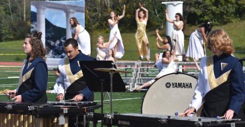 Viking Marching Band competes