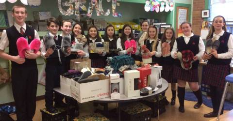 Reverend Brown School gives to senior esidents