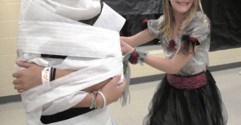 YMCA holds costume party