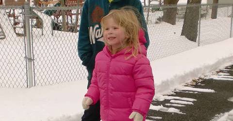 Santa Claus rides through Lake Neepaulin