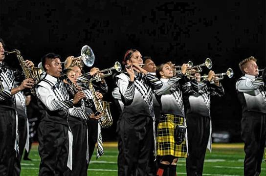 Marching band competition is today