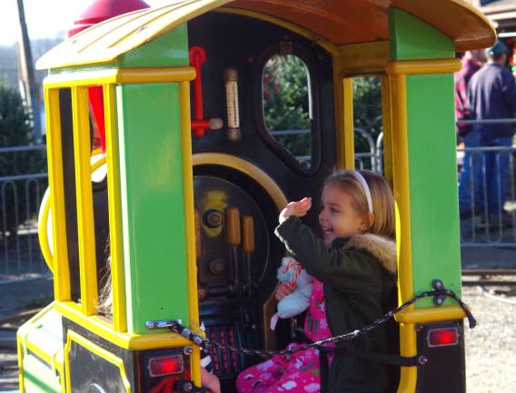 Santa and train rides go hand in hand