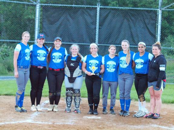 Blues beat Blacks in softball classic